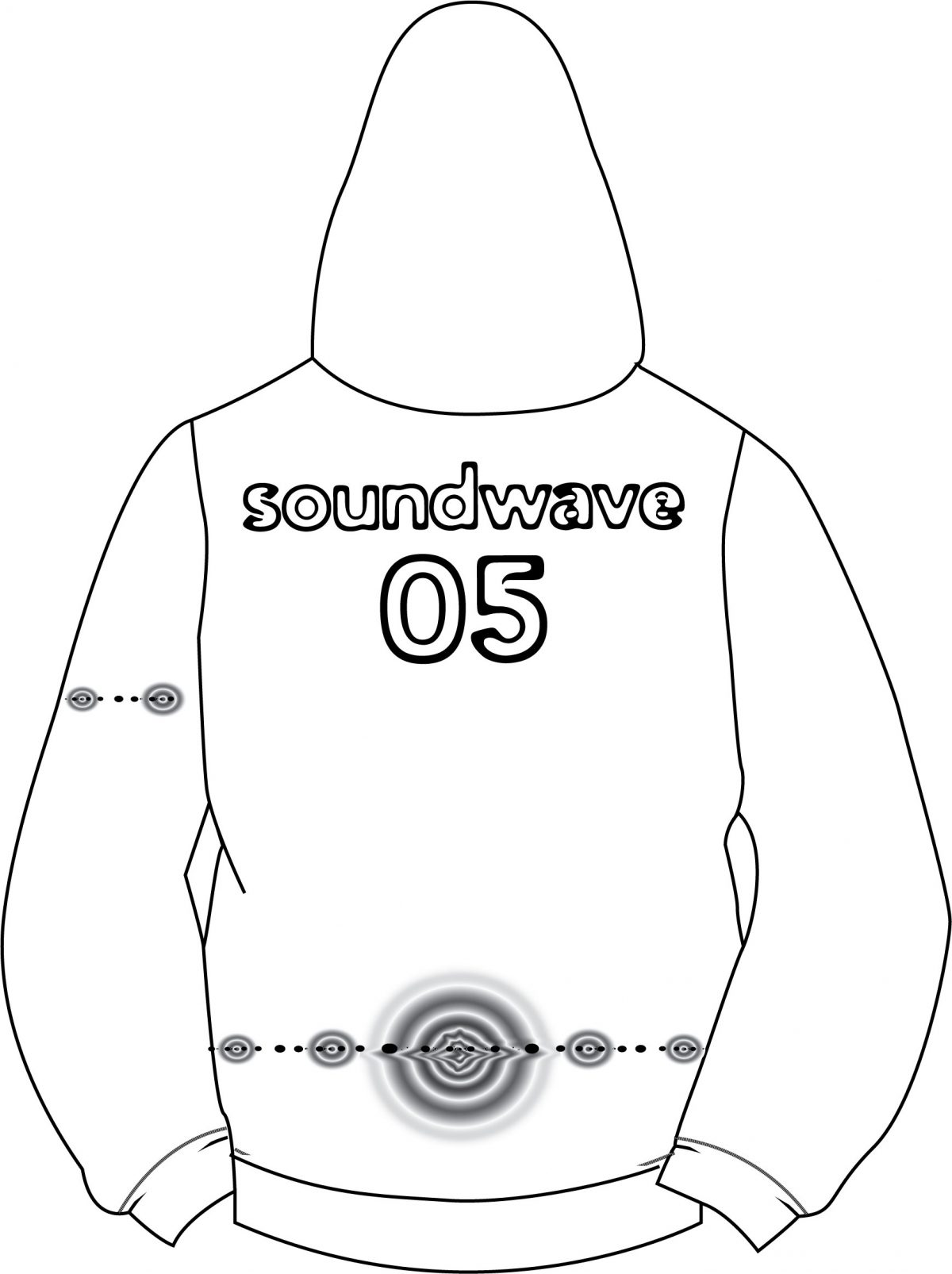 Soundwave Screenprint - Nikkles Design Agency